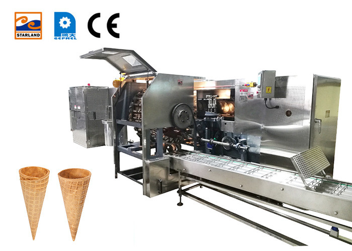 Automatic Ice Cream Cone Maker Wafer Cone Making Machine 1.1KW