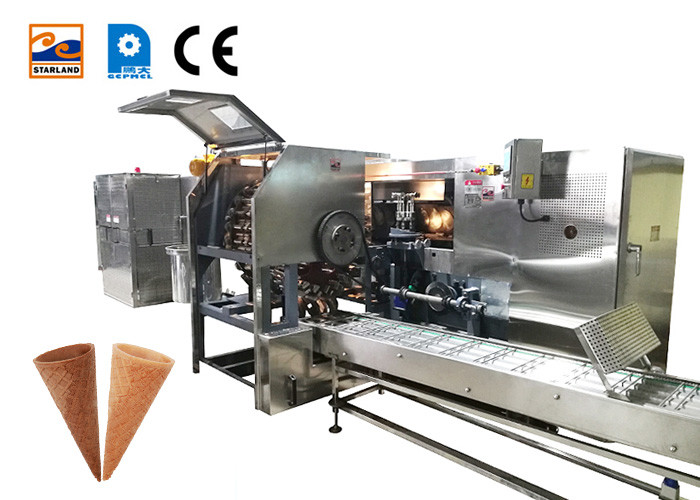 1.5kw Ice Cream Cone Production Line Wafer Biscuit Baking Machine
