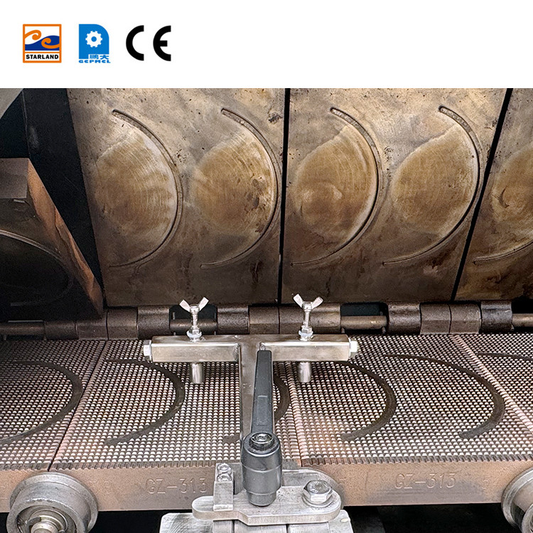 Gas Heating Egg Roll Production Line With 1200pcs / Hour Capacities 380V