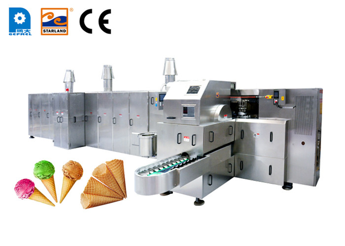 Tunnel Type Automatic Ice Cream Shop Equipment Ice Cream Cone Making ...