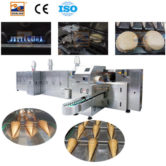 waffle cone processing line for Full automatic maker ice cream